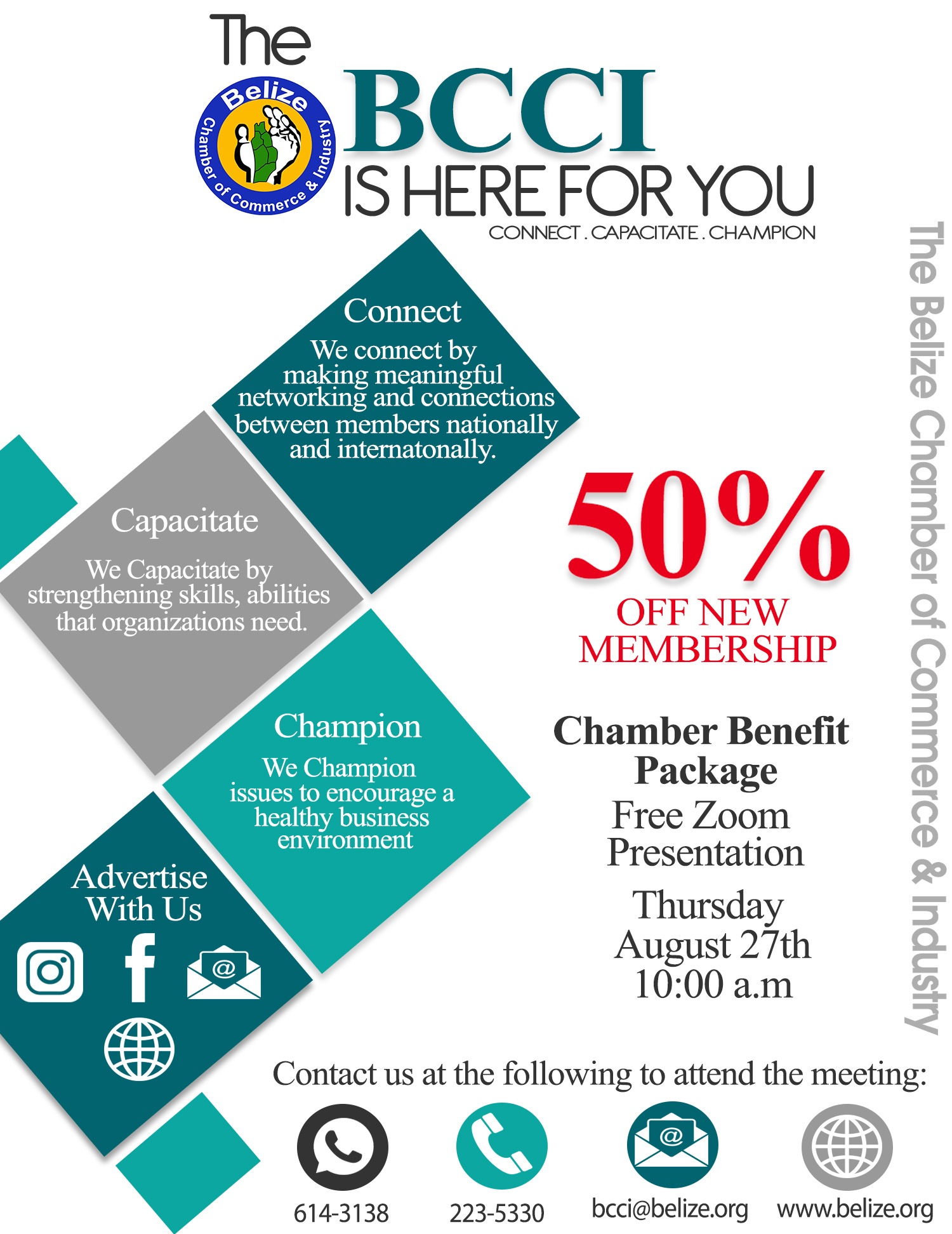 Chamber Benefit Package Zoom Presentation - Belize Chamber of Commerce ...
